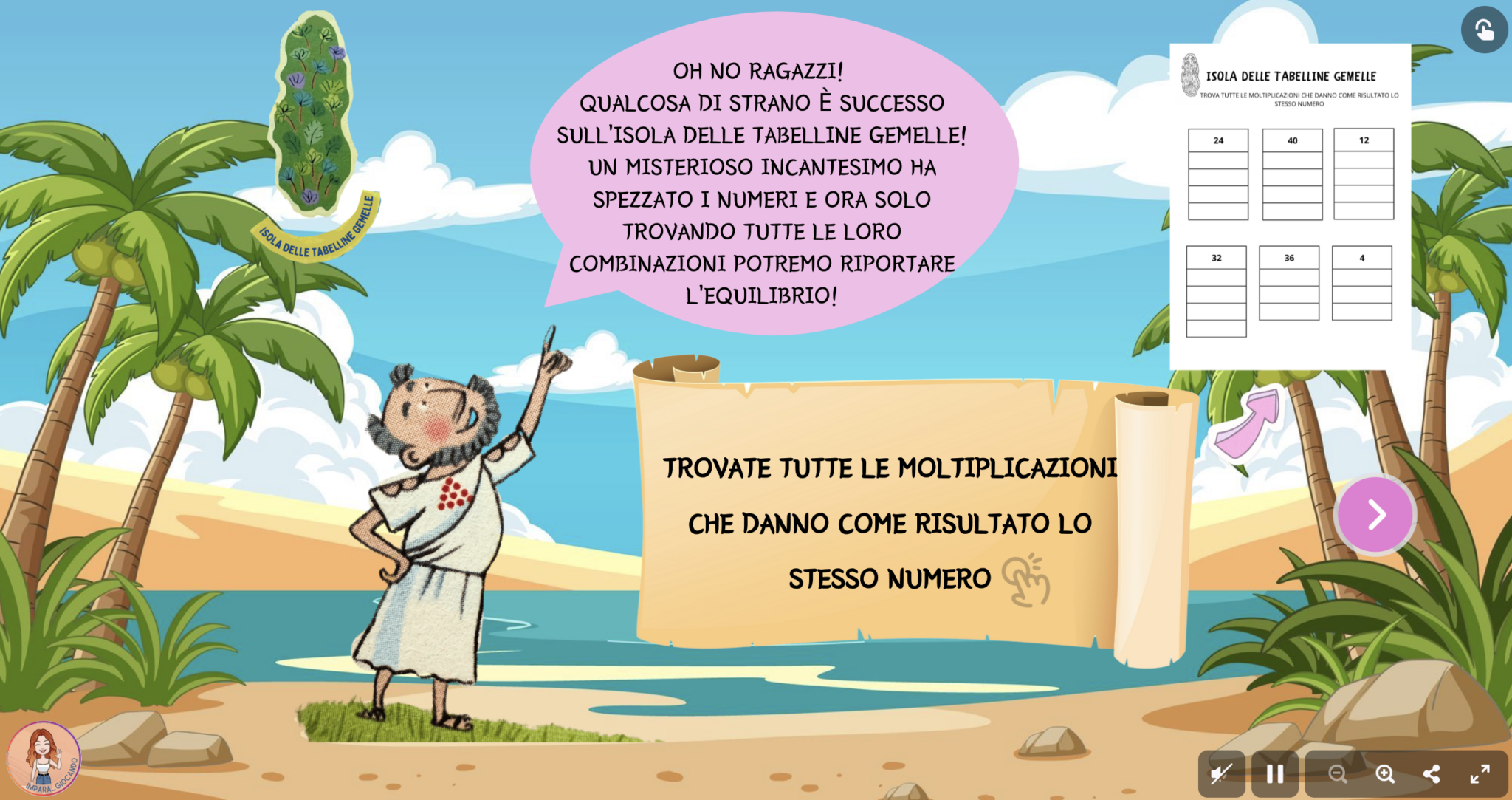 ESCAPE Game per il ripasso delle tabelline - Maestra Anna @impara_giocando